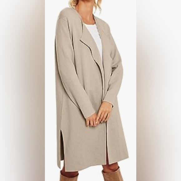 Sweaters | Nwt Long Wool Cardigan Sweaters Oversized Fall Dressy ...